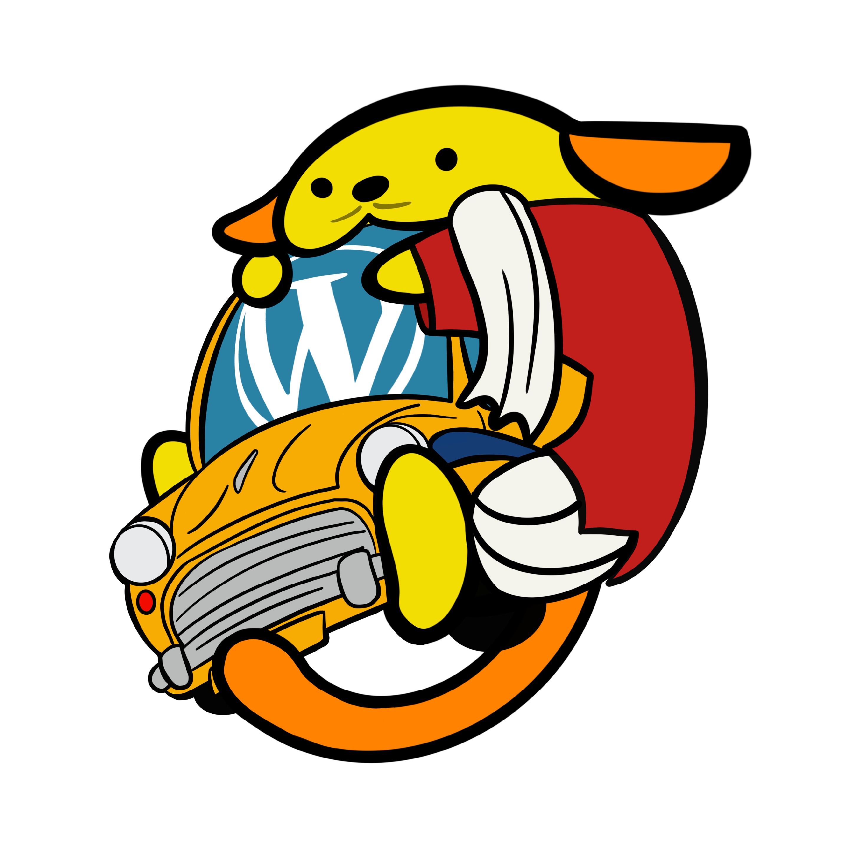 Wapuu Da our personal favorite!! – ©2025 WordCamp Kolkata, West Bengal, India